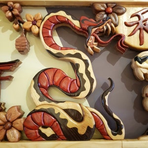 Japanese Theme Wall Art, Geisha, Tiger, Samurai, Snake, Sun, Temple ...