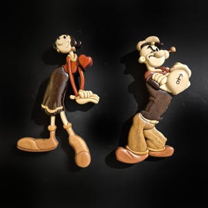 Sailor and Girlfriend Intarsia Pattern: Nostalgic Woodworking Template ...