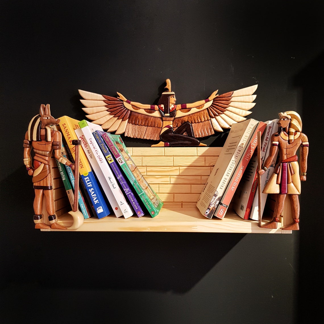 Ancient Egyptian Book Shelf Boho Wall Decor Ancient Egypt - Etsy