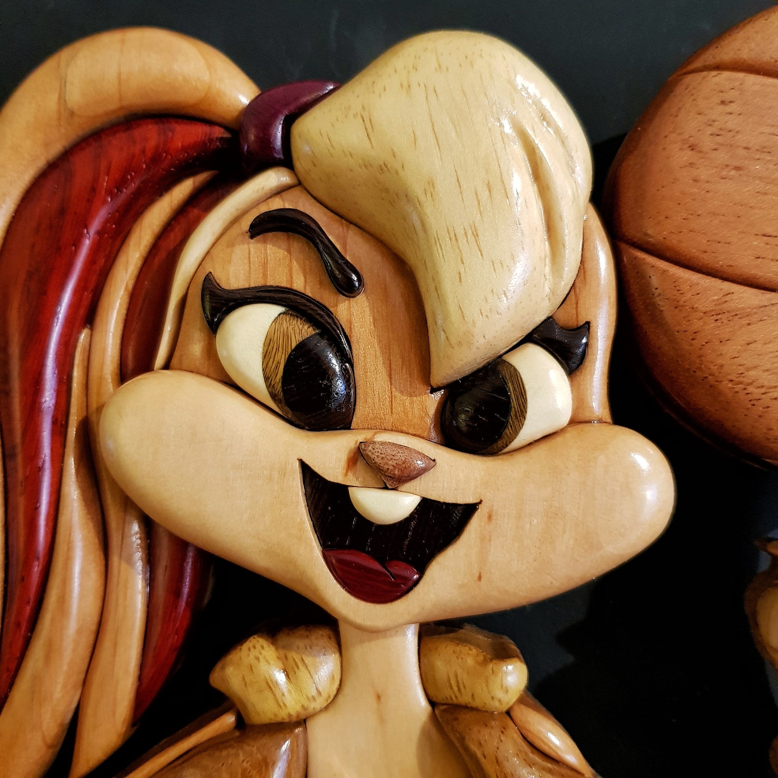 Handmade Intarsia Bunny Wall Art: Wooden Cartoon Decor - Etsy
