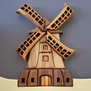 Don Quixote, Sancho Panza, Windmill Intarsia Scroll Saw Pattern Wood ...