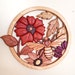 Bee Intarsia Pattern PDF, Floral Woodworking Design Digital Download - Etsy