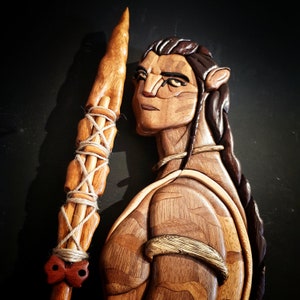 Avatar Movie Wooden Wall Decor, Handmade Avatar Wooden Plaque, Movie ...