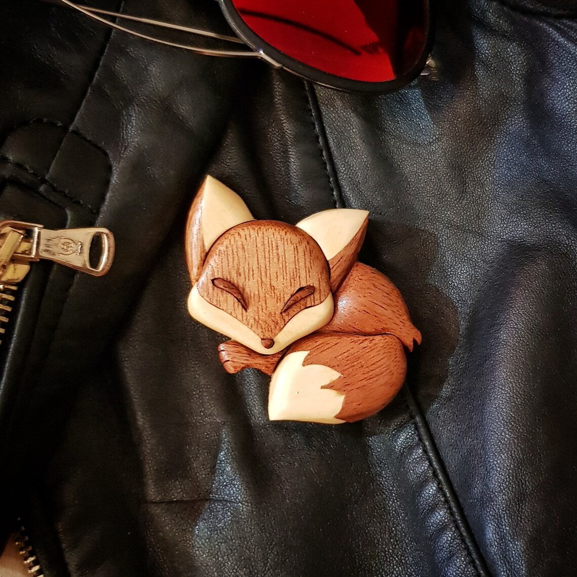 Cute Animals Pinback Buttons Fox Figurine Lion Figurine - Etsy