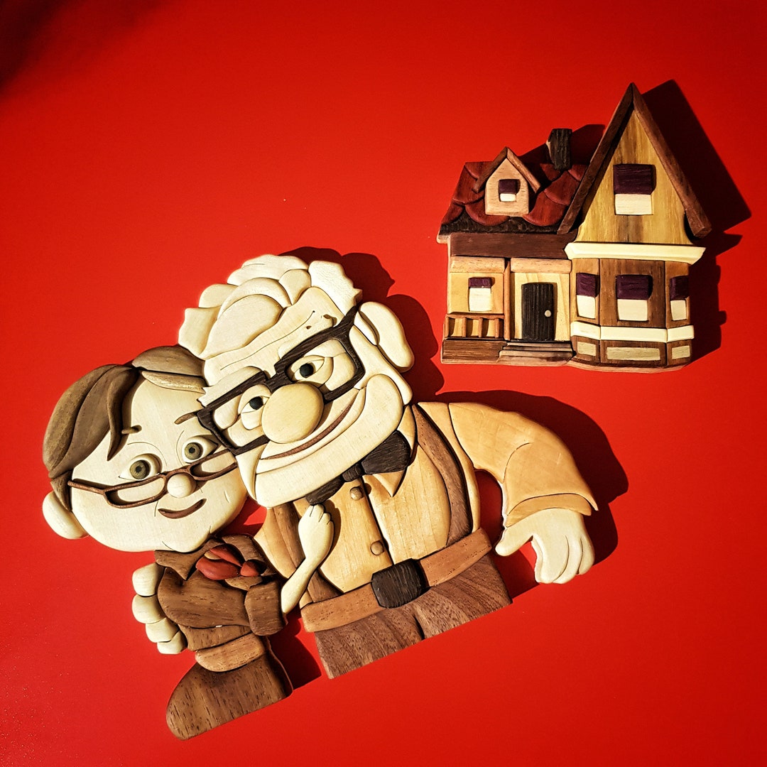 Old Couple & House Intarsia Pattern: Scroll Saw PDF (download) - Etsy
