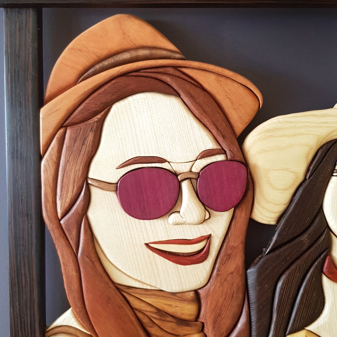 Best Friends Wooden Picture Wall Decor Personalised Gift - Etsy