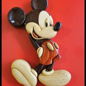 Mouse Intarsia Pattern, Cartoon Wall Art PDF (digital Download) - Etsy