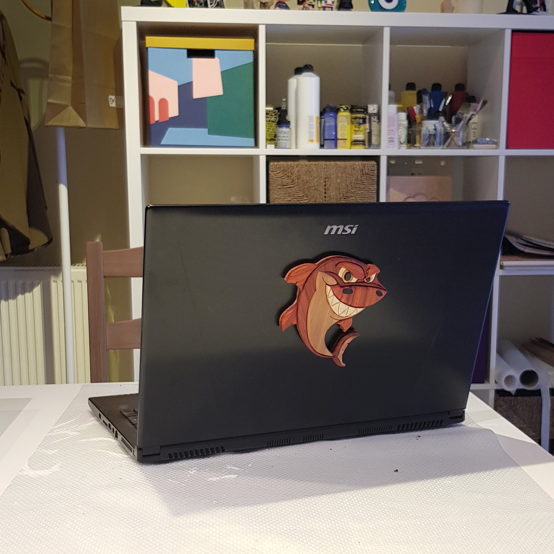 Shark Intarsia Pattern, Wooden Ocean Wall Art PDF, Digital Sea Life ...