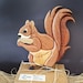Squirrel Peanut Wooden Intarsia Pattern Scroll Saw Pattern Wood ...