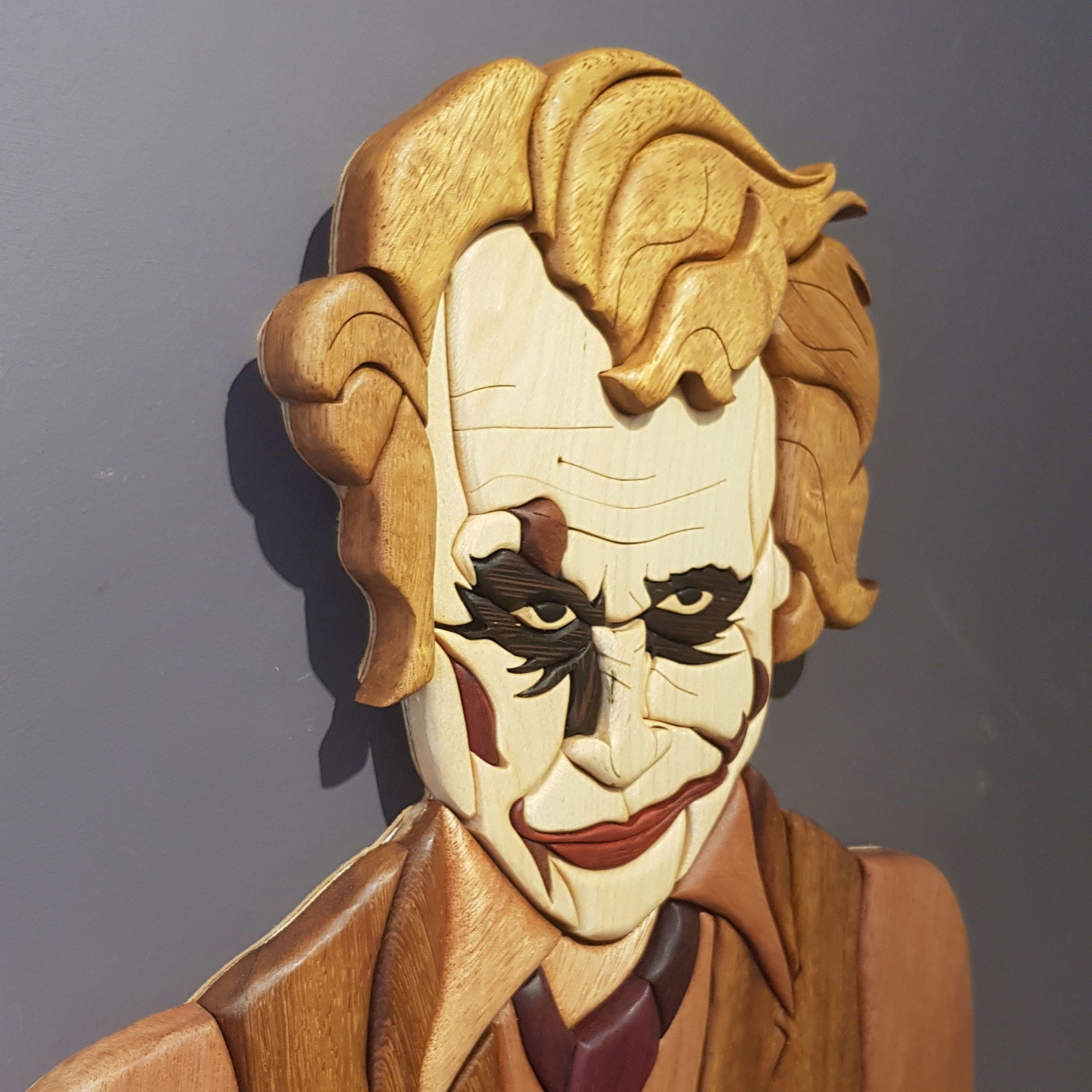 Joker Face Intarsia Pattern PDF, Wooden Scroll Saw Digital Download - Etsy