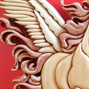 Unicorn With Wings Intarsia Pattern: Scroll Saw Art (PDF Download) - Etsy
