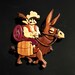 Don Quixote, Sancho Panza, Windmill Intarsia Scroll Saw Pattern Wood ...
