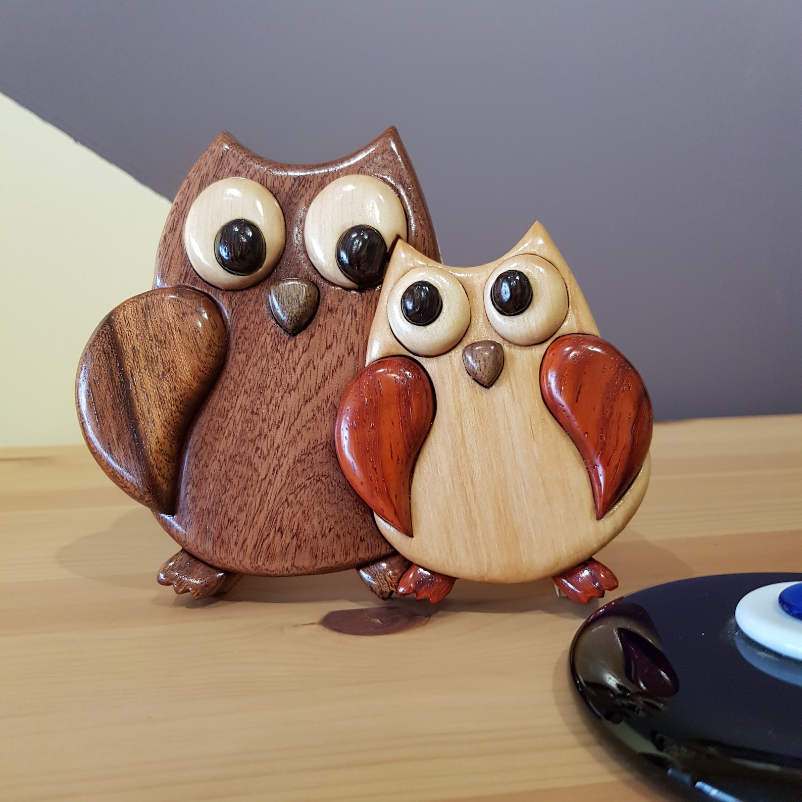 Owls in Love Intarsia Pattern: Woodworking Owl Couple (PDF Download) - Etsy