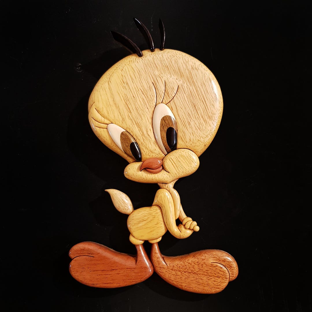 Yellow Bird Intarsia Pattern: Scroll Saw PDF (digital Download) - Etsy