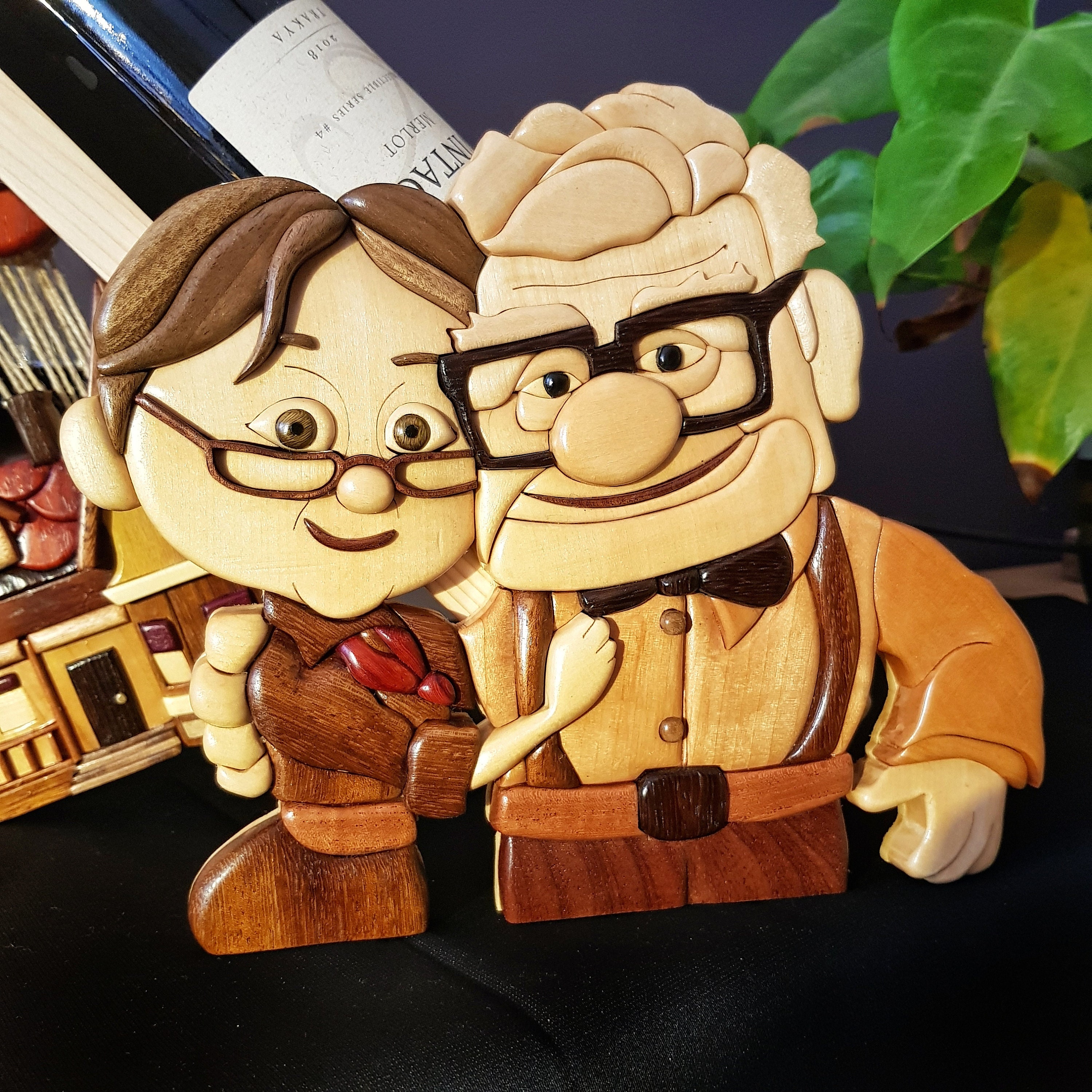 Old Couple & House Intarsia Pattern: Scroll Saw PDF (download) - Etsy