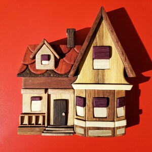 Old Couple & House Intarsia Pattern: Scroll Saw PDF (download) - Etsy