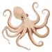 Wood Intarsia Octopus Pattern: Unique Marine Wall Decor (PDF Download ...
