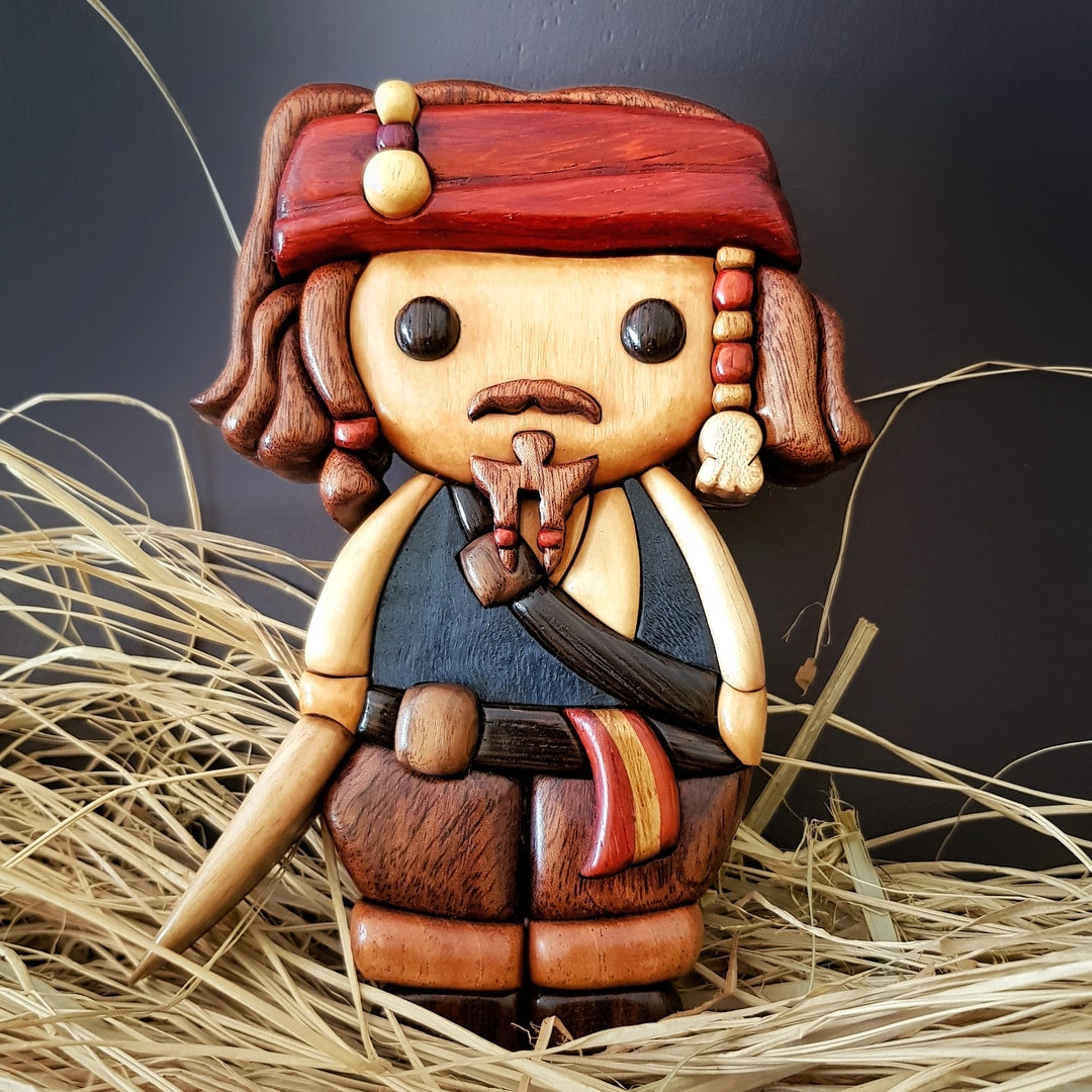 Wood Intarsia Pattern Pirate Captain PDF, Digital Download Wooden Pirate Wall Art Design - Etsy