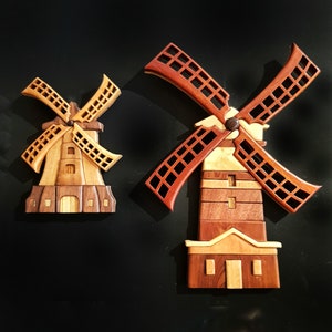 Don Quixote, Sancho Panza, Windmill Intarsia Scroll Saw Pattern Wood ...