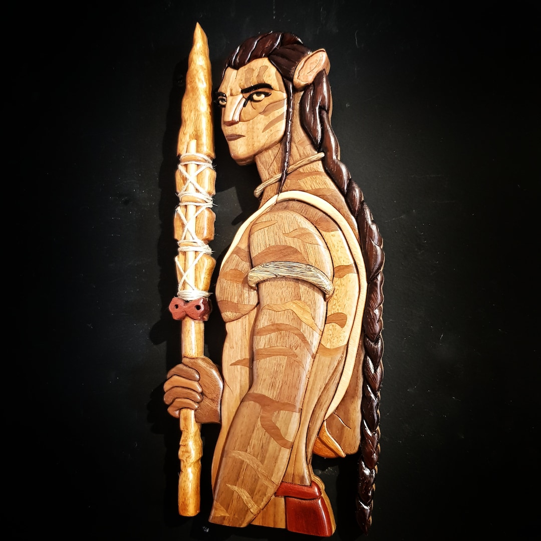 Avatar Movie Wooden Wall Decor, Handmade Avatar Wooden Plaque, Movie ...