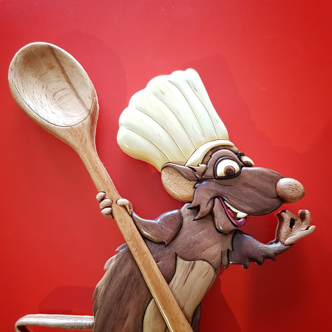 Chef Mouse Intarsia Pattern, Whimsical Kitchen Wood Art Design PDF ...