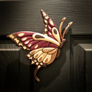 Butterfly Pattern, Queen Butterfly, Butterfly Scroll Saw Art, Wood ...