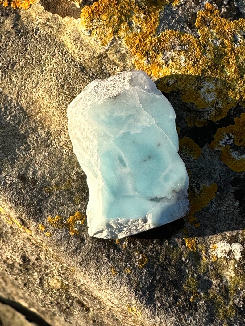 Beautiful Rare Larimar Slab Direct From the Mine From Dominican ...