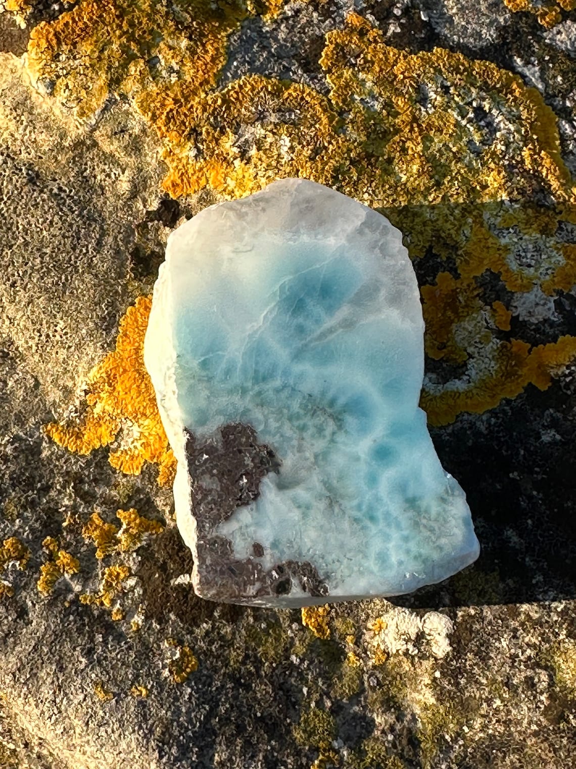 Beautiful Rare Larimar Slab Direct From the Mine From Dominican ...