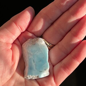 Beautiful Rare Larimar Slab Direct From the Mine From Dominican ...