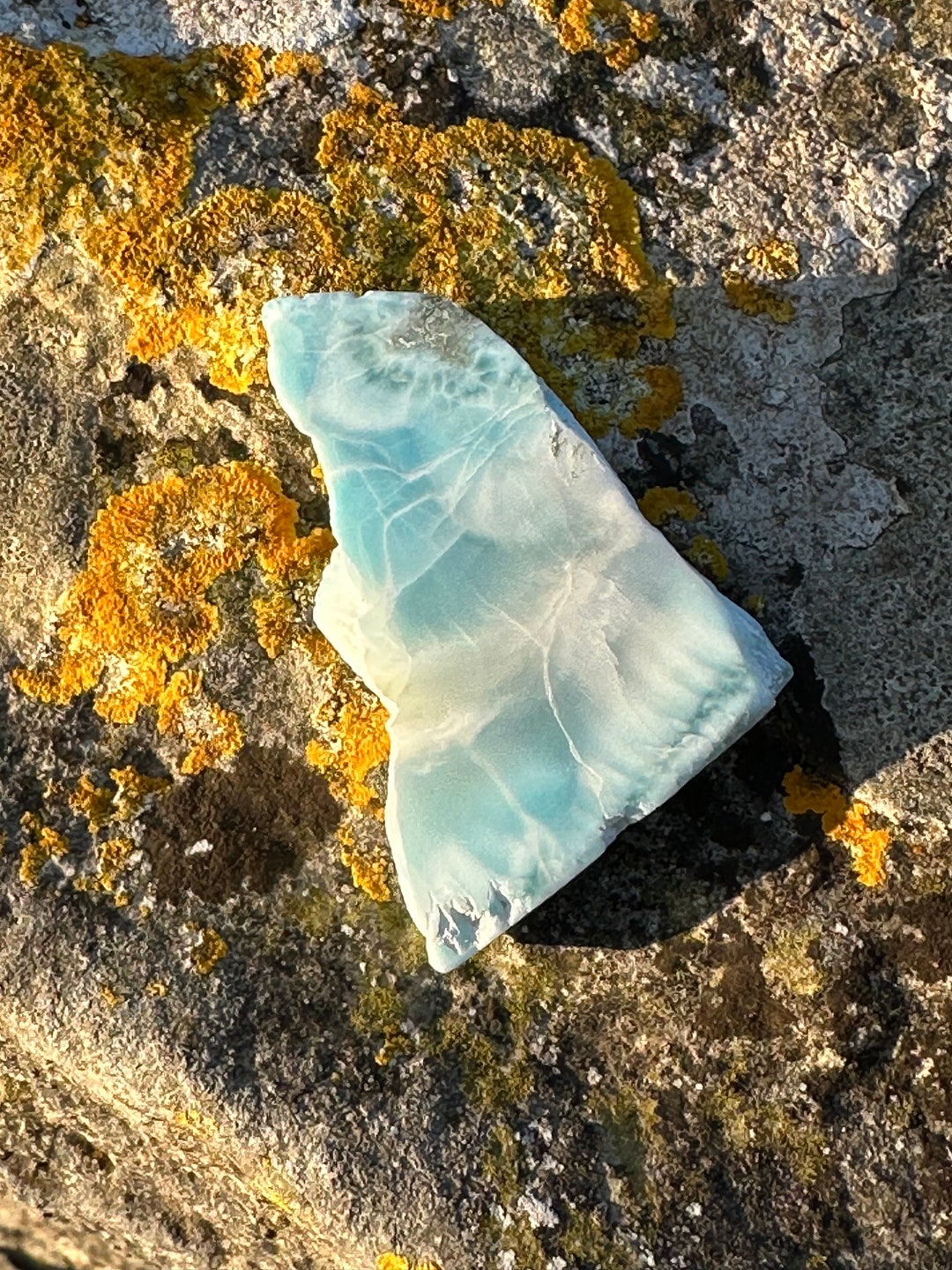 Beautiful Rare Larimar Slab Direct From the Mine From Dominican ...
