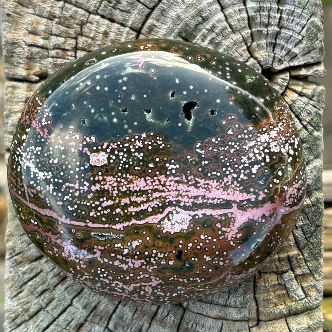 Rare Veinless Ocean Jasper Stone - From Morovato, Madagascar, Polished ...