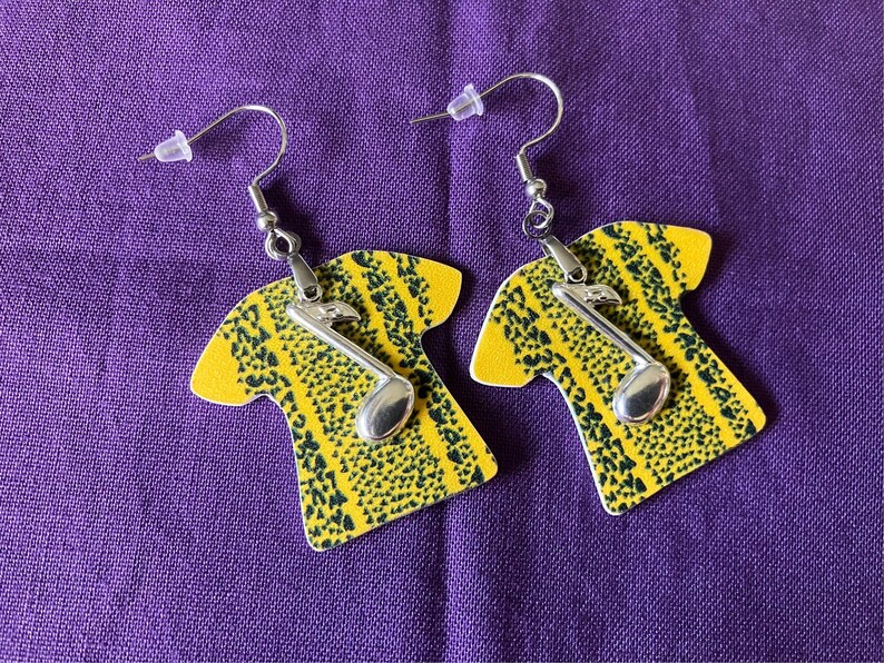 Steve Perrys Iconic Cheetah T-shirt Earrings Silver-tone Earwire With a ...