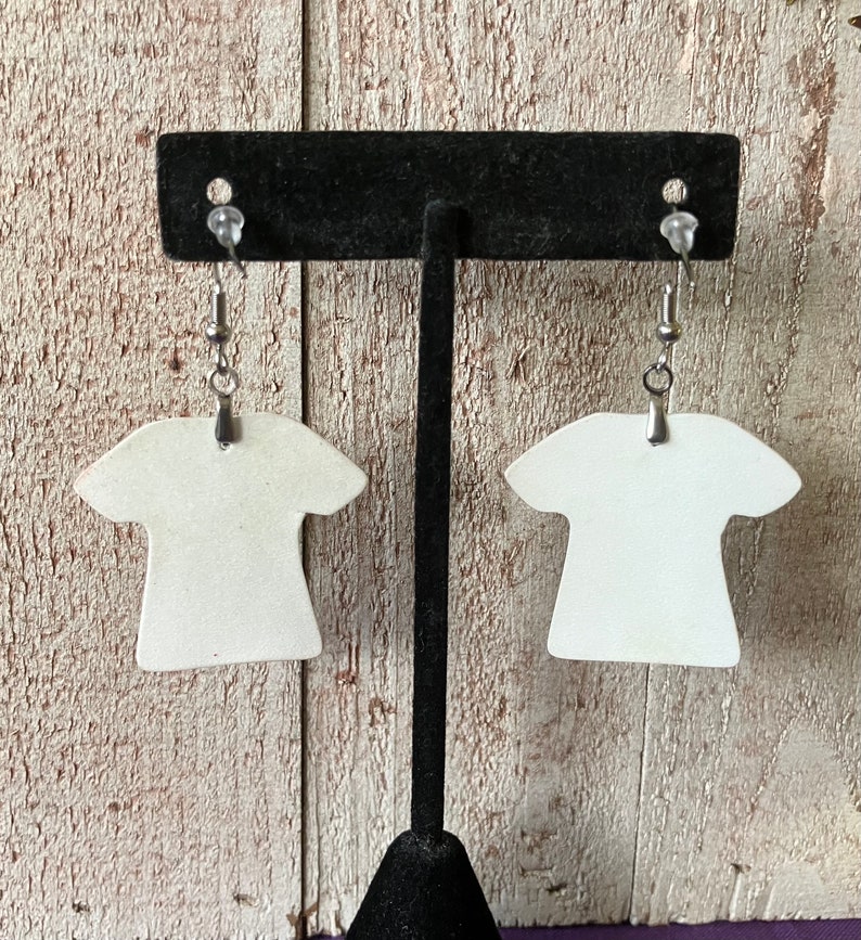 Steve Perry’s Iconic Cheetah T-shirt Earrings Silver-tone Earwire With ...