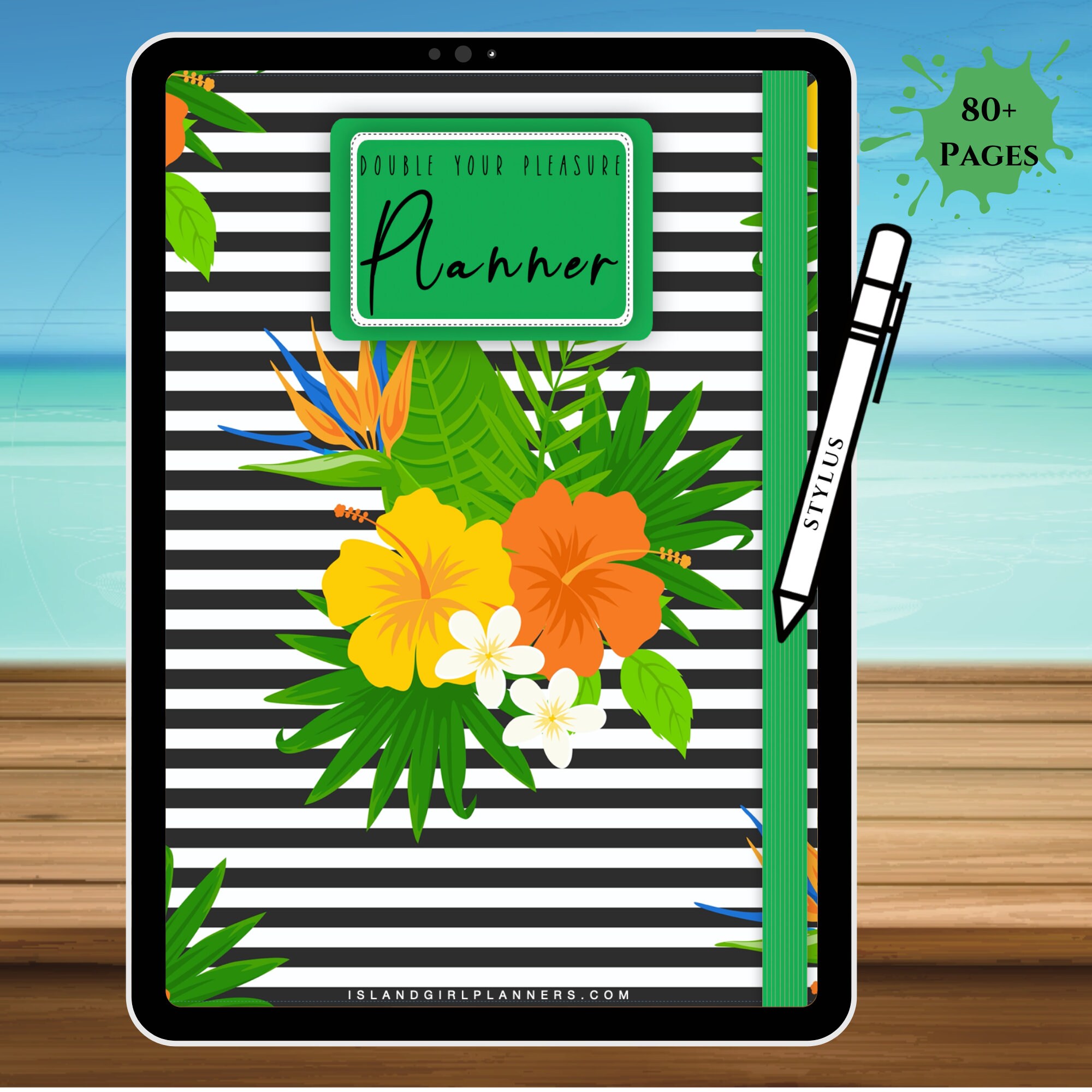 Digital Planner Flower Power Yearly Planner, Goodnotes, iPad Tablet ...