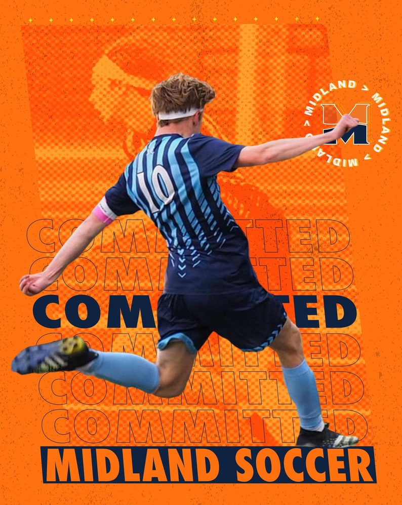 College Commitment Announcement Graphic, Customized and Made to Order ...