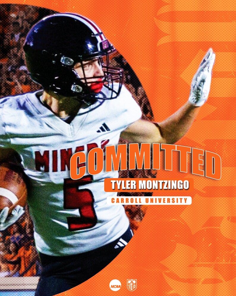 College Commitment Announcement Graphic, Customized and Made to Order ...