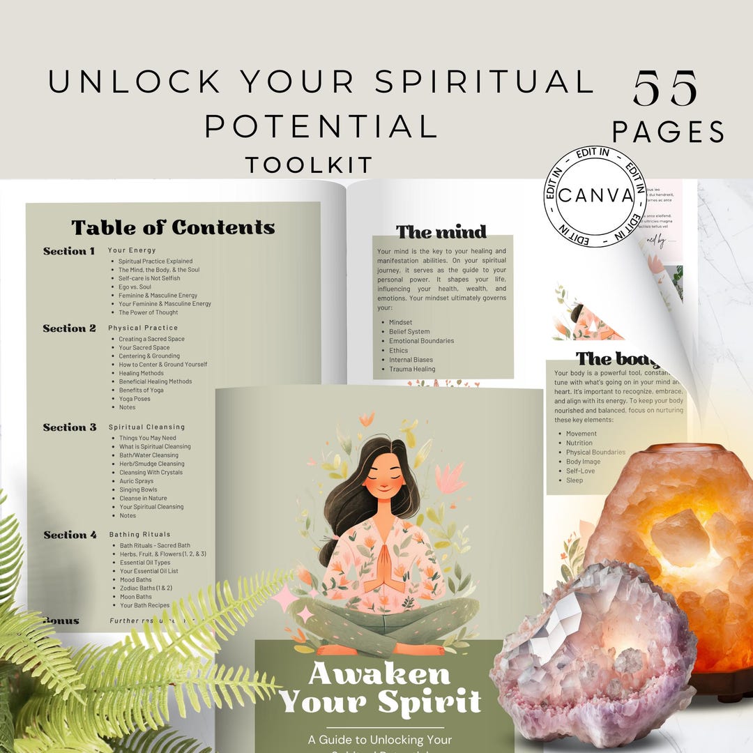 PLR Spiritual Self Care Coach Resource, Spiritual Awakening Learning ...