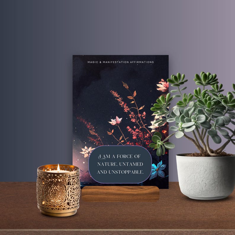 Witchy Affirmation Cards: Printable Spiritual Empowerment Deck (PDF ...