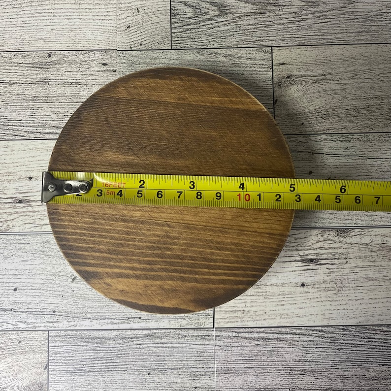 Riser Wood Riser Stand Round Riser Distressed Wood Tray - Etsy