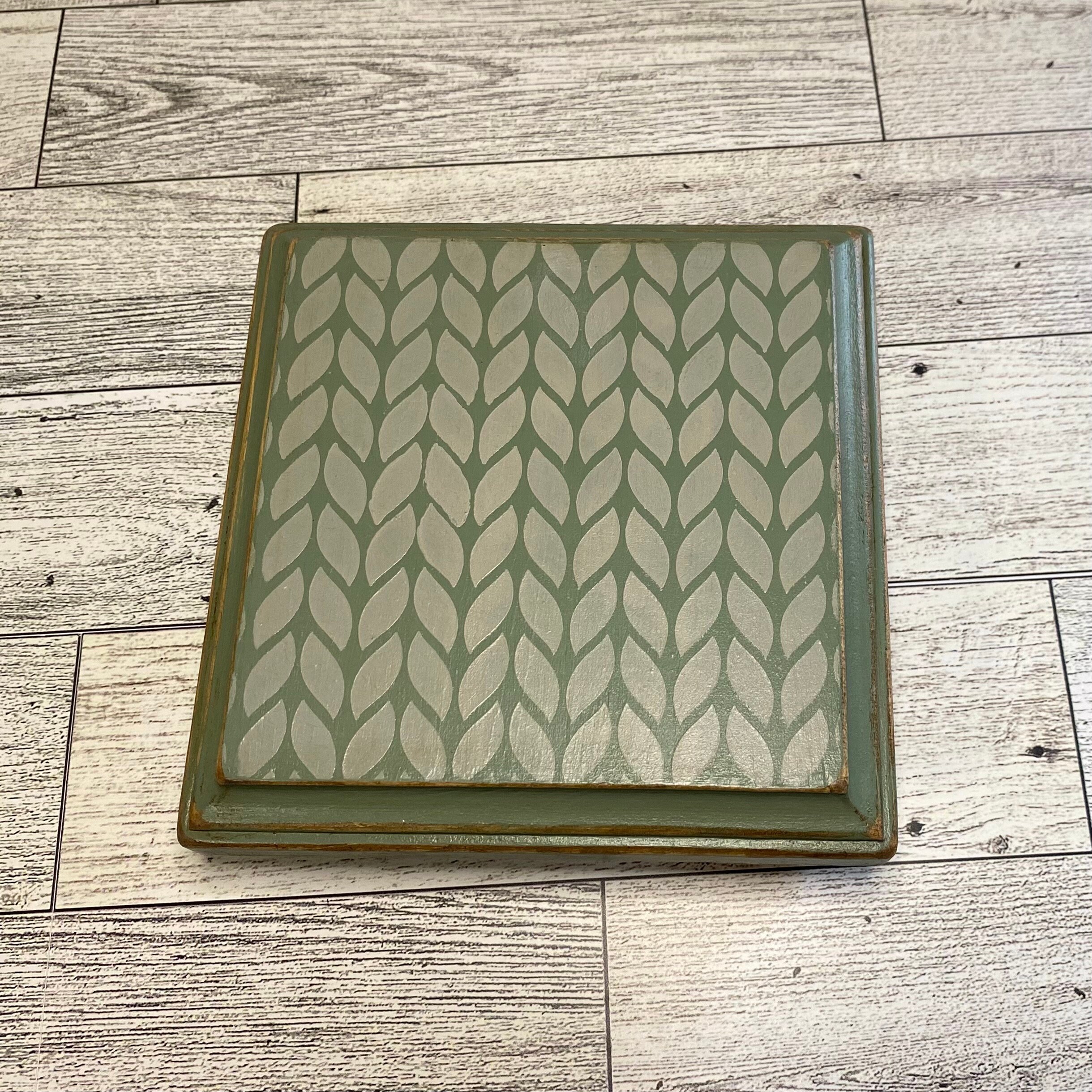 Riser, Wood Riser Stand, Square Riser, Distressed Wood Tray, Farmhouse ...