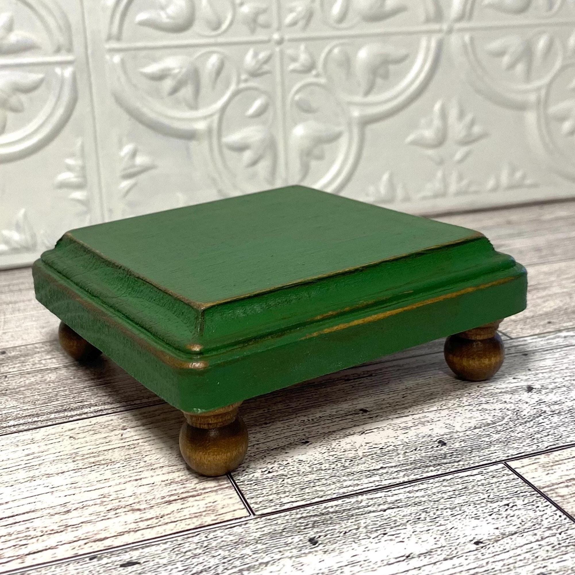 Riser, Wood Riser Stand, Square Riser, Distressed Wood Tray, Farmhouse ...
