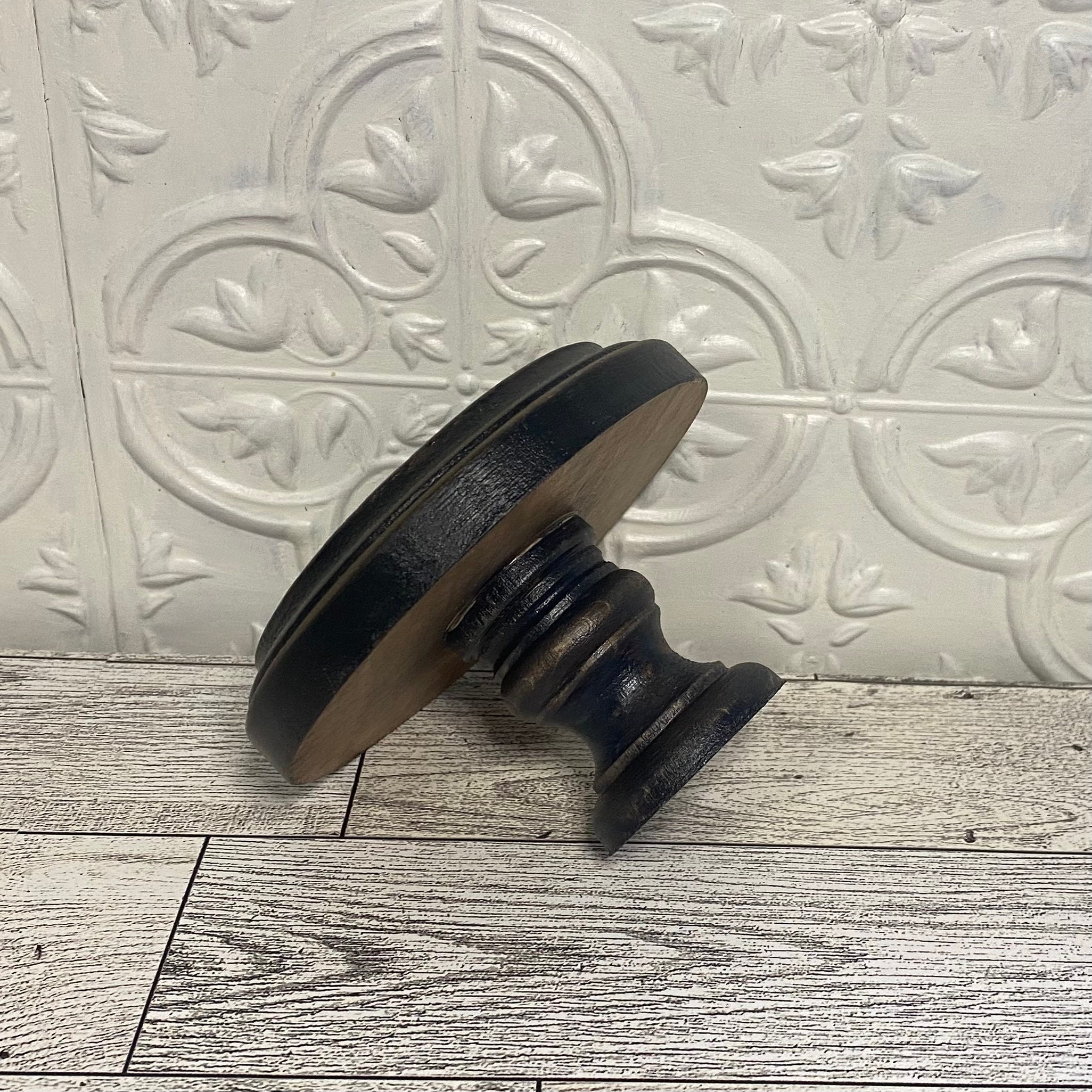 Riser, Wood Riser Stand, Round Riser, Distressed Wood Tray, Farmhouse ...