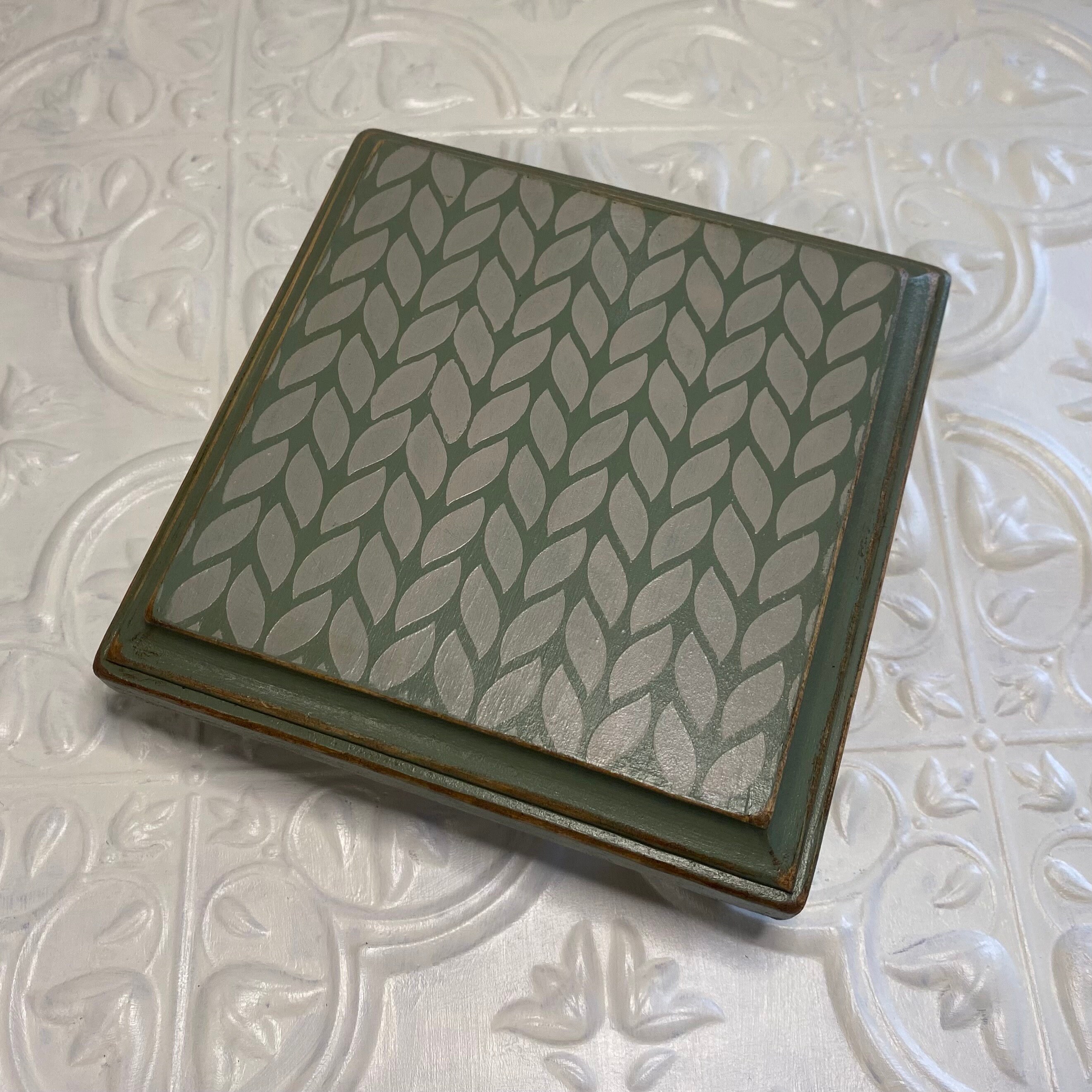 Riser, Wood Riser Stand, Square Riser, Distressed Wood Tray, Farmhouse ...