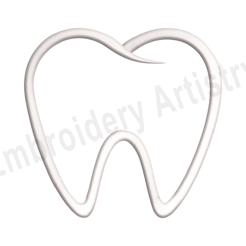 Tooth Applique - Etsy