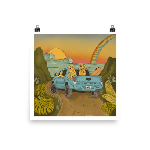 Hawaiian Fish Art Print Hawaii Art Marine Life Art Fish | Etsy