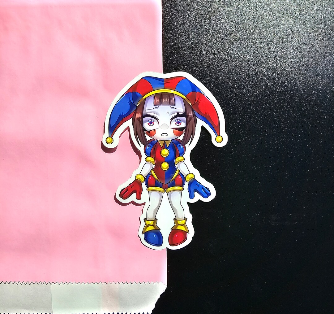 Pomni Vinyl Sticker - Etsy