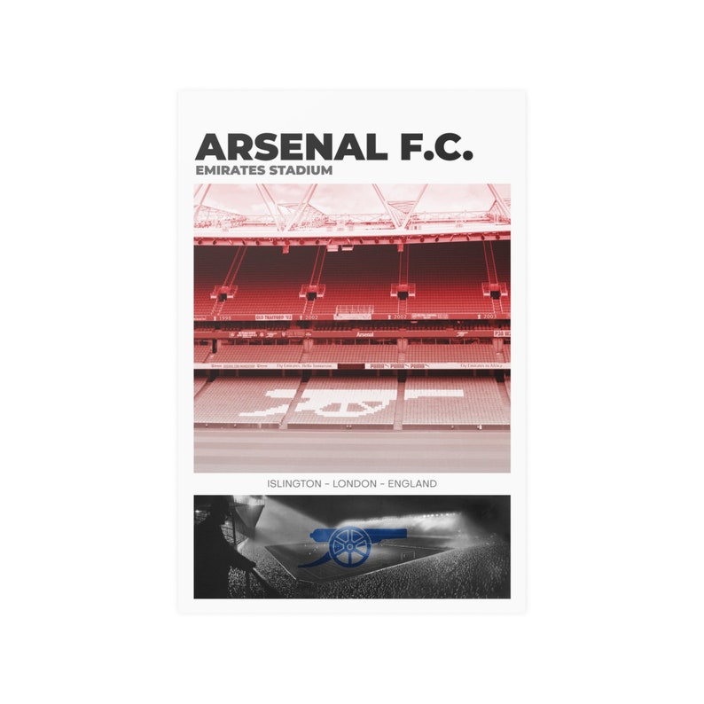 Arsenal Football Club Poster - Etsy