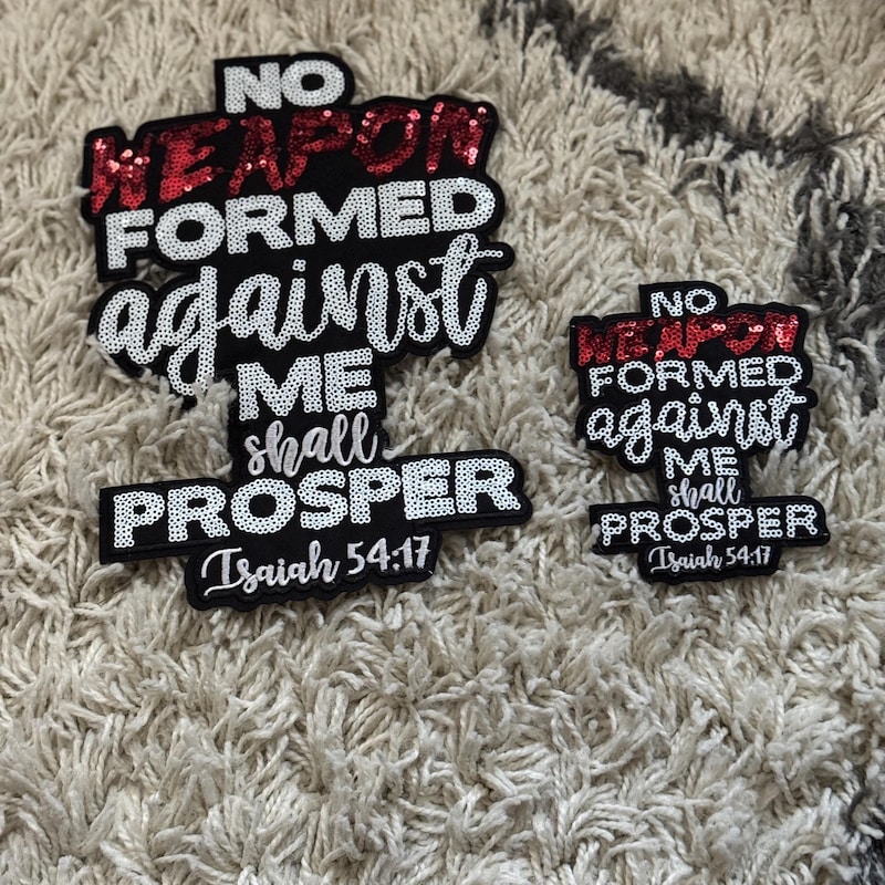 Iron on Faith Patch - Etsy