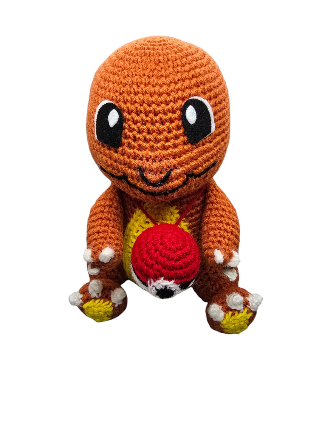 Finished Crochet Pokémon Charmander - Etsy