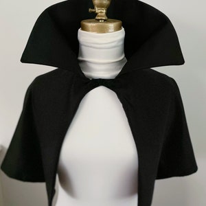 Gothic Cape in Three Lengths for Renaissance, Victorian, Vampire ...